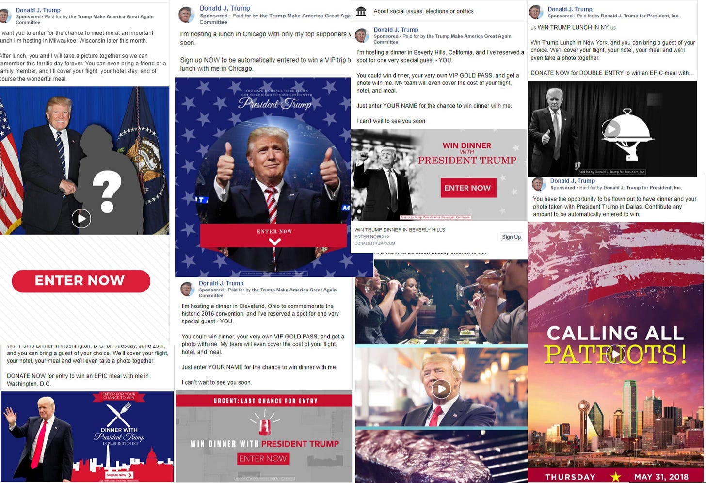 The Trump campaign holds a lot of contests. Does anyone win?