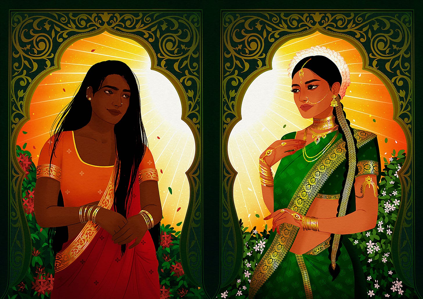 The Jasmine Throne character art (and a pre-order gift)