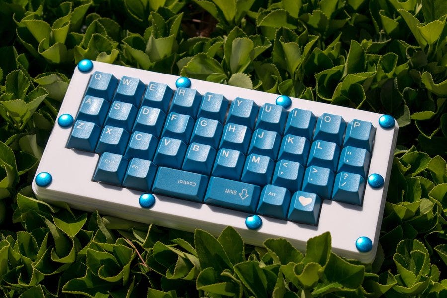 Pictures of some weird computer keyboards.