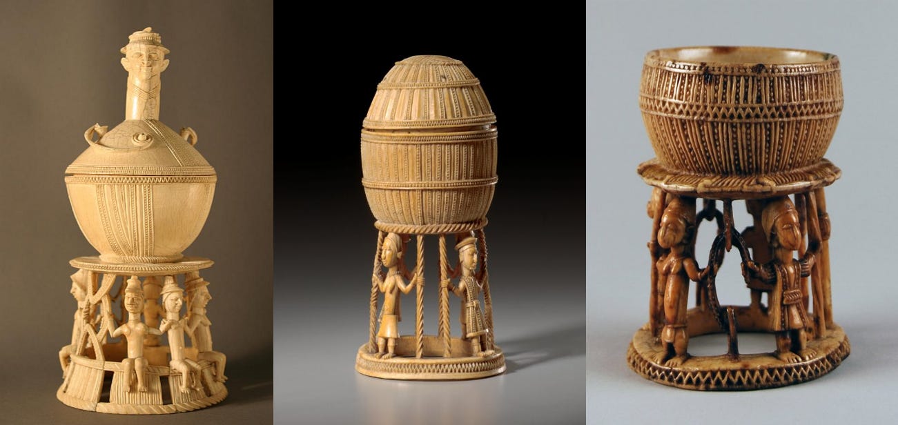 The Art of early Atlantic contacts: Sapi ivory artists and Portuguese ...