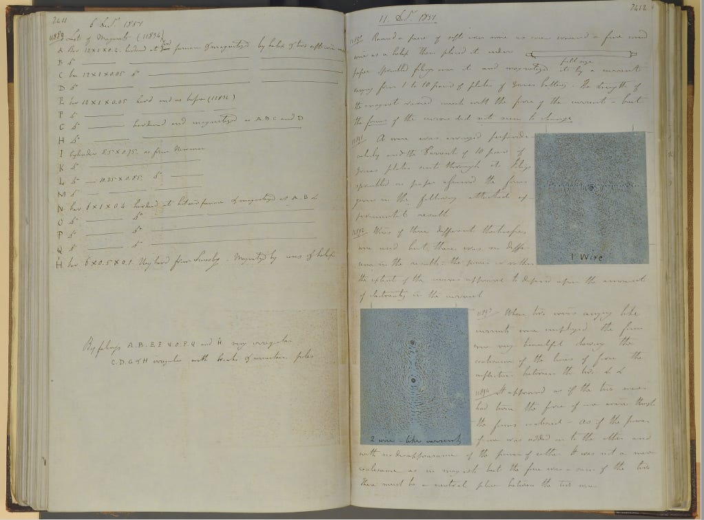 The notebooks that launched Michael Faraday's scientific career