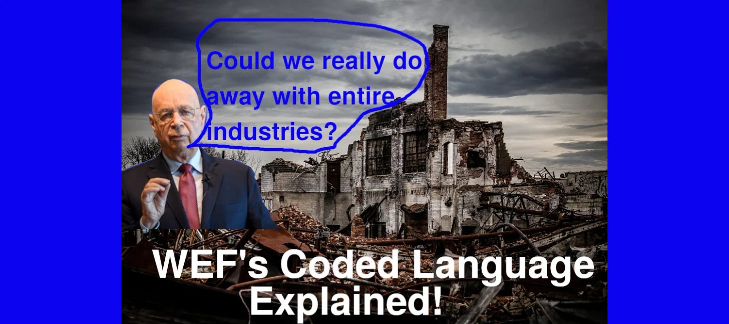 WEF Uses CODED LANGUAGE to Communicate Unthinkable Plans | EU | Before ...