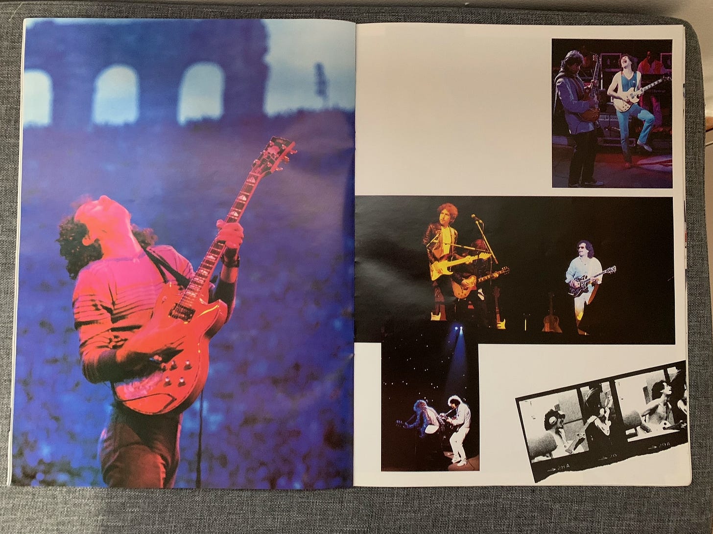 1984 Dylan/Santana Tour Program - by Ray Padgett