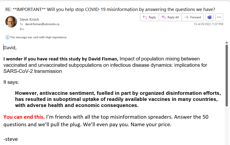 Meet Professor David Fisman of Canada
