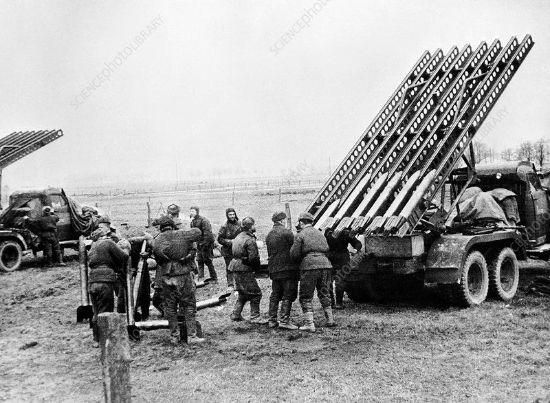 The 'Stalin Organ' arrives in numbers - by Martin Cherrett