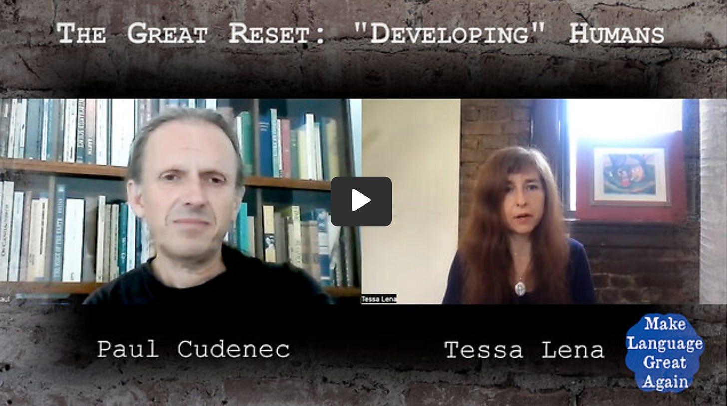 The Great Reset and the Myth of Progress: A Conversation with Paul Cudenec The Great Reset and the Myth of Progress: A Conversation with Paul Cudenec