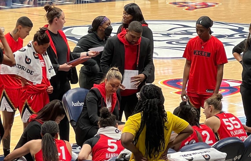 Becky Hammon on her bond with Jenny Boucek and hiring Tyler Marsh on ...