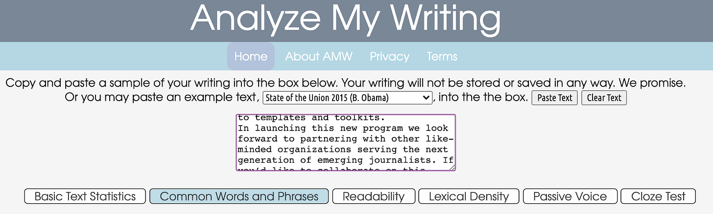 Clean up your writing with these tools - by Jeremy Caplan