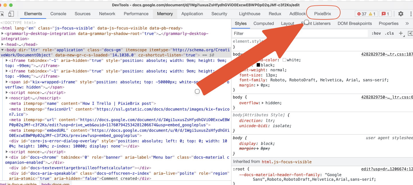 How To Send Links to Trello with PixieBrix