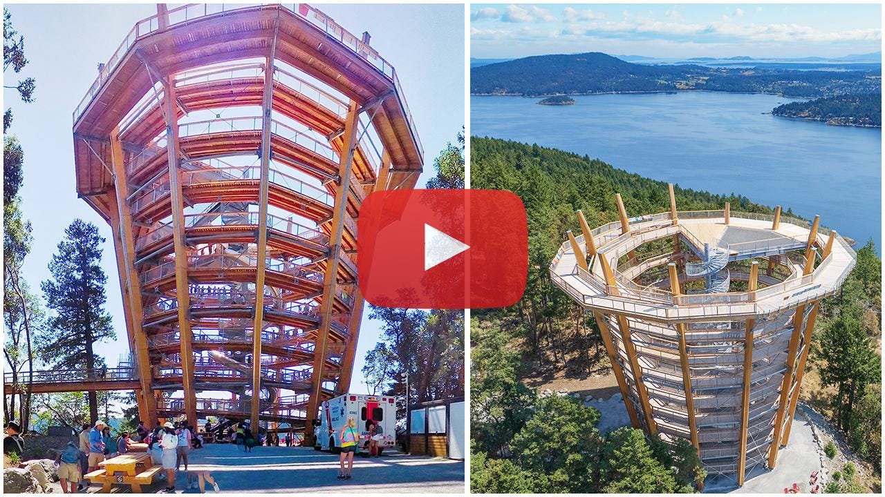 AMAZING views from the Malahat SkyWalk - by Val & Paul