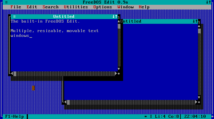 FreeDOS 1.3 has landed! Let's take a visual tour!