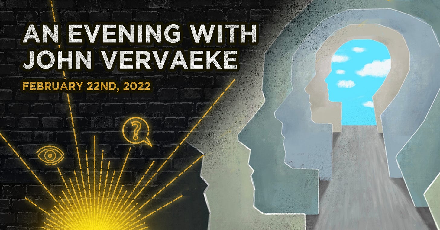 An Evening with John Vervaeke: Live in London