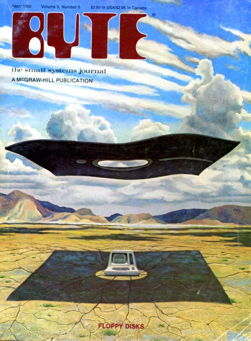 The truly epic BYTE magazine covers by Robert Tinney