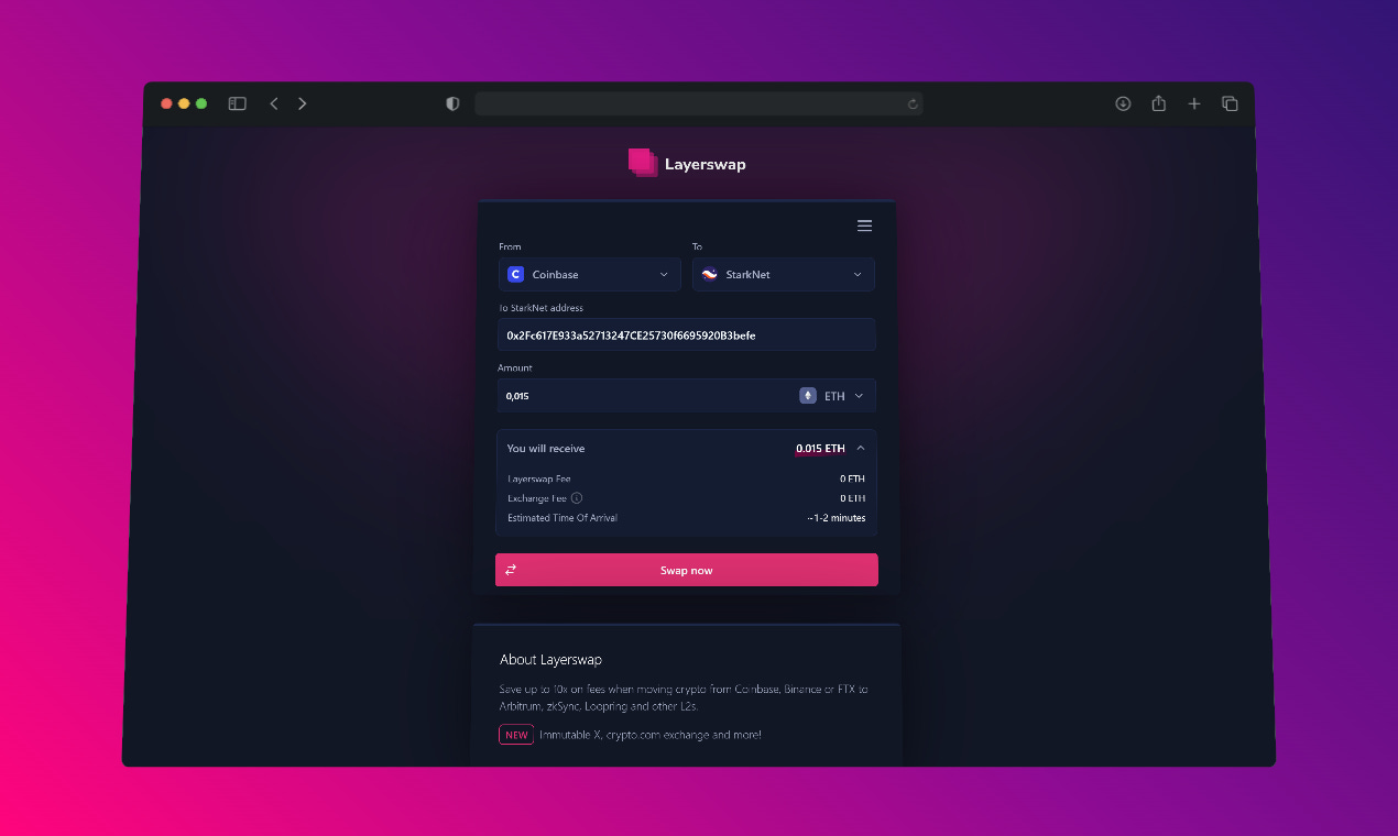 Layerswap v2 is live - by Aram - Layerswap
