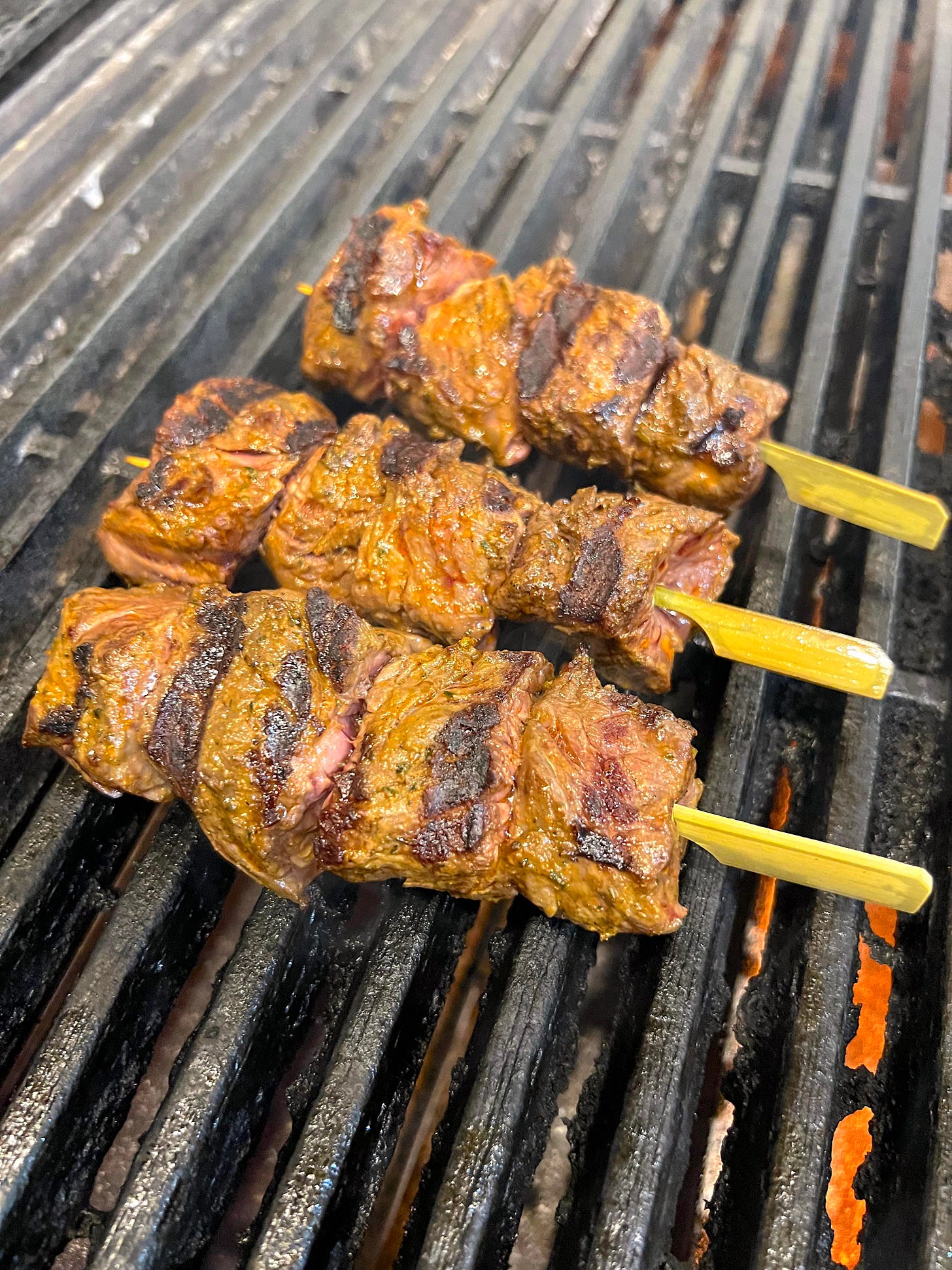 Peruvian Anticuchos de Corazón, with or without the heart