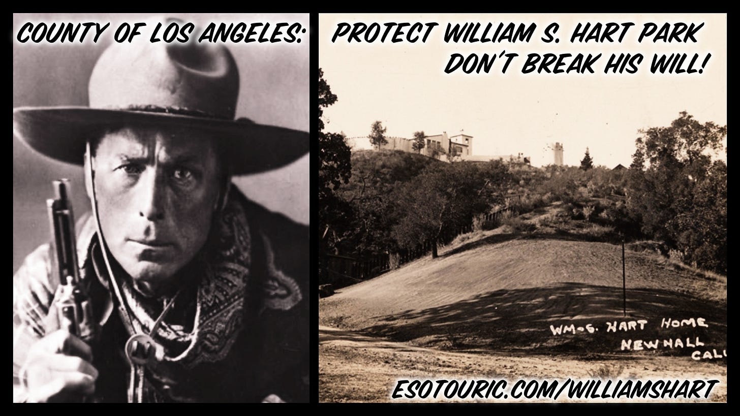 A visit to the shuttered, endangered William S. Hart house museum and ...