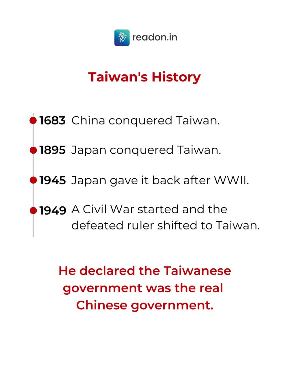 🧐 The Taiwan-China Conflict Explained - by Garima Upadhyay