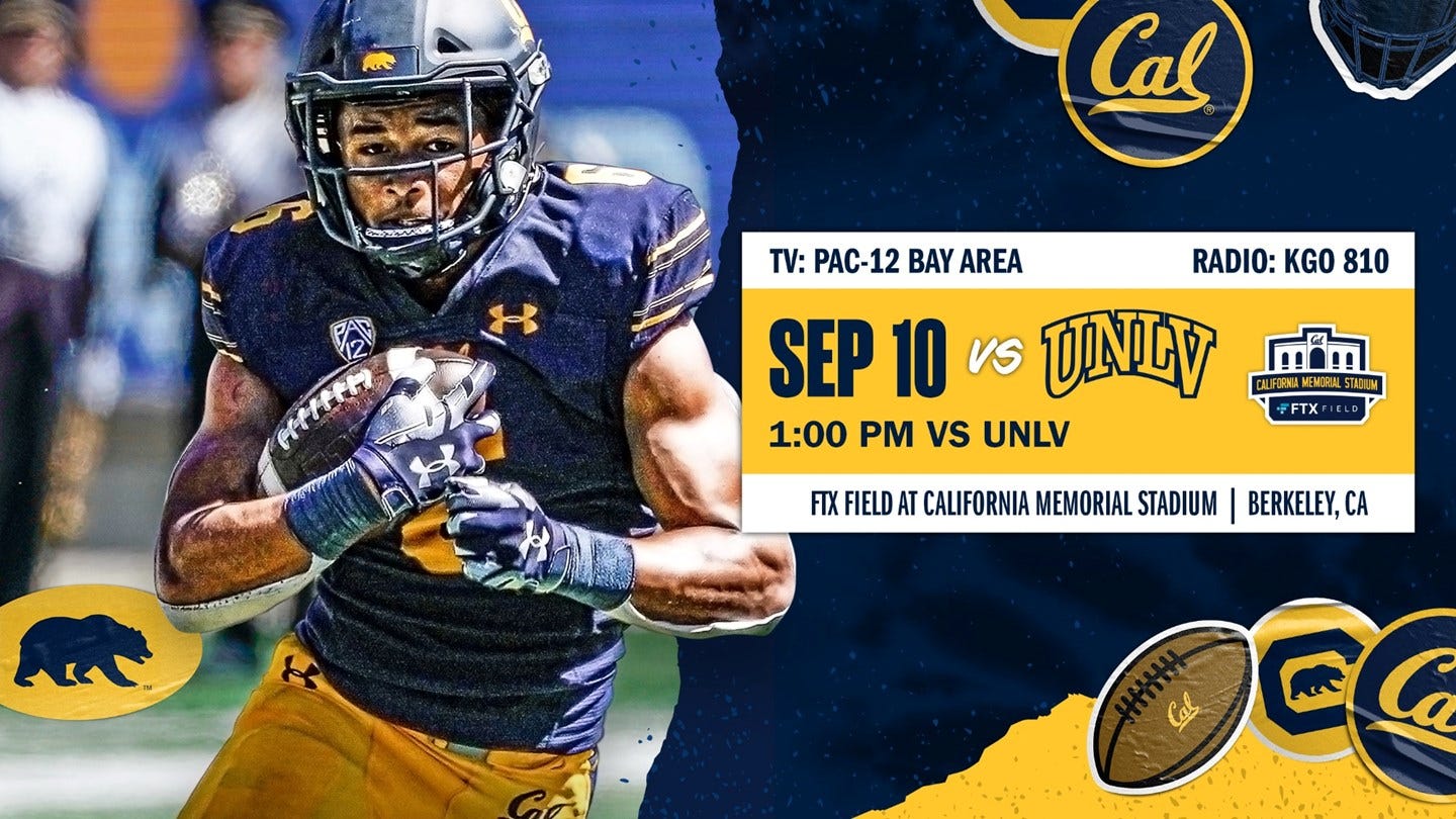 How to Watch Cal v. UNLV Football: Live Stream and TV Channel