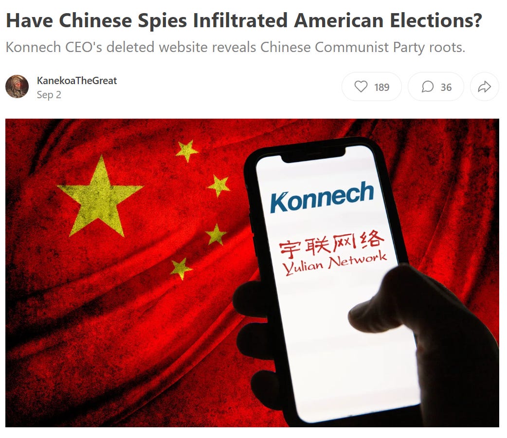 Konnech CEO's connection to China's National People's Congress