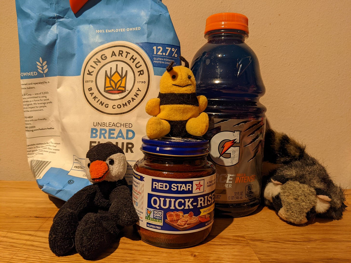 No-knead Gatorade bread - by Dennis Lee - Food is Stupid