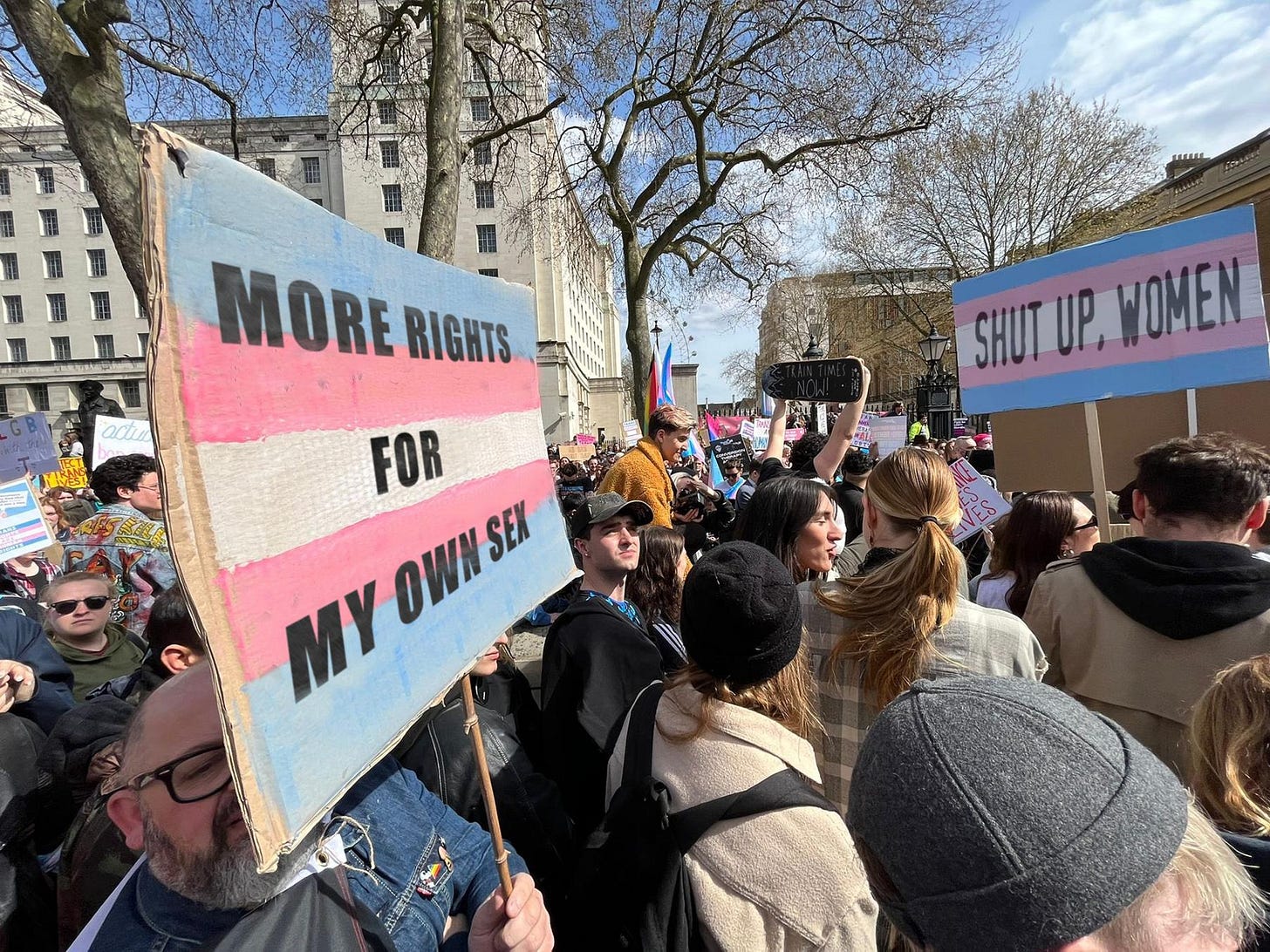 Pics from yesterday's Men's Rights March