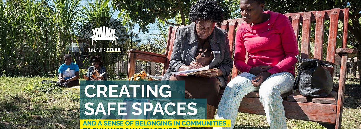 Friendship Benches in Zimbabwe and the Big Help of Grandmothers for ...