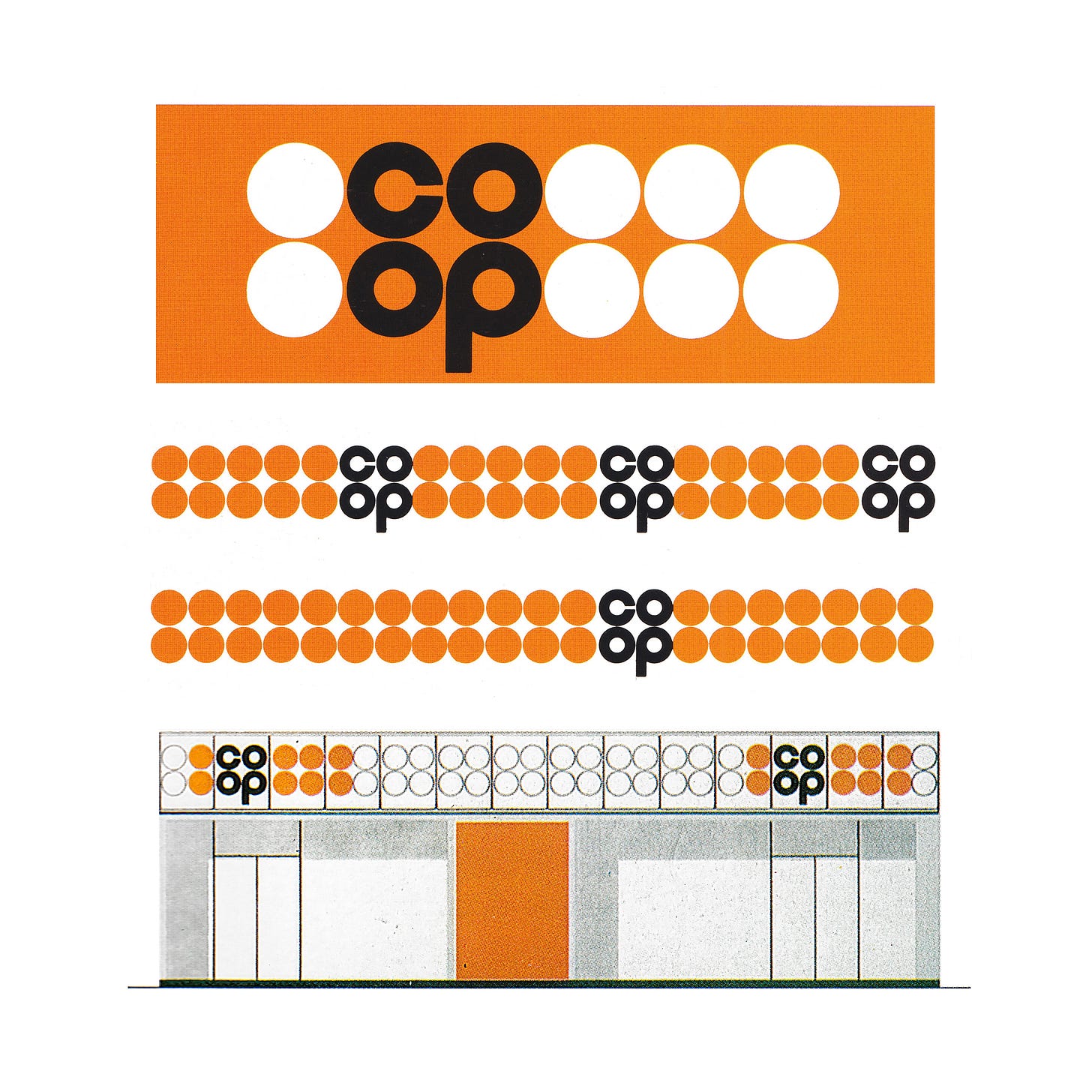 Logo Design History: Co-op France - by Richard Baird