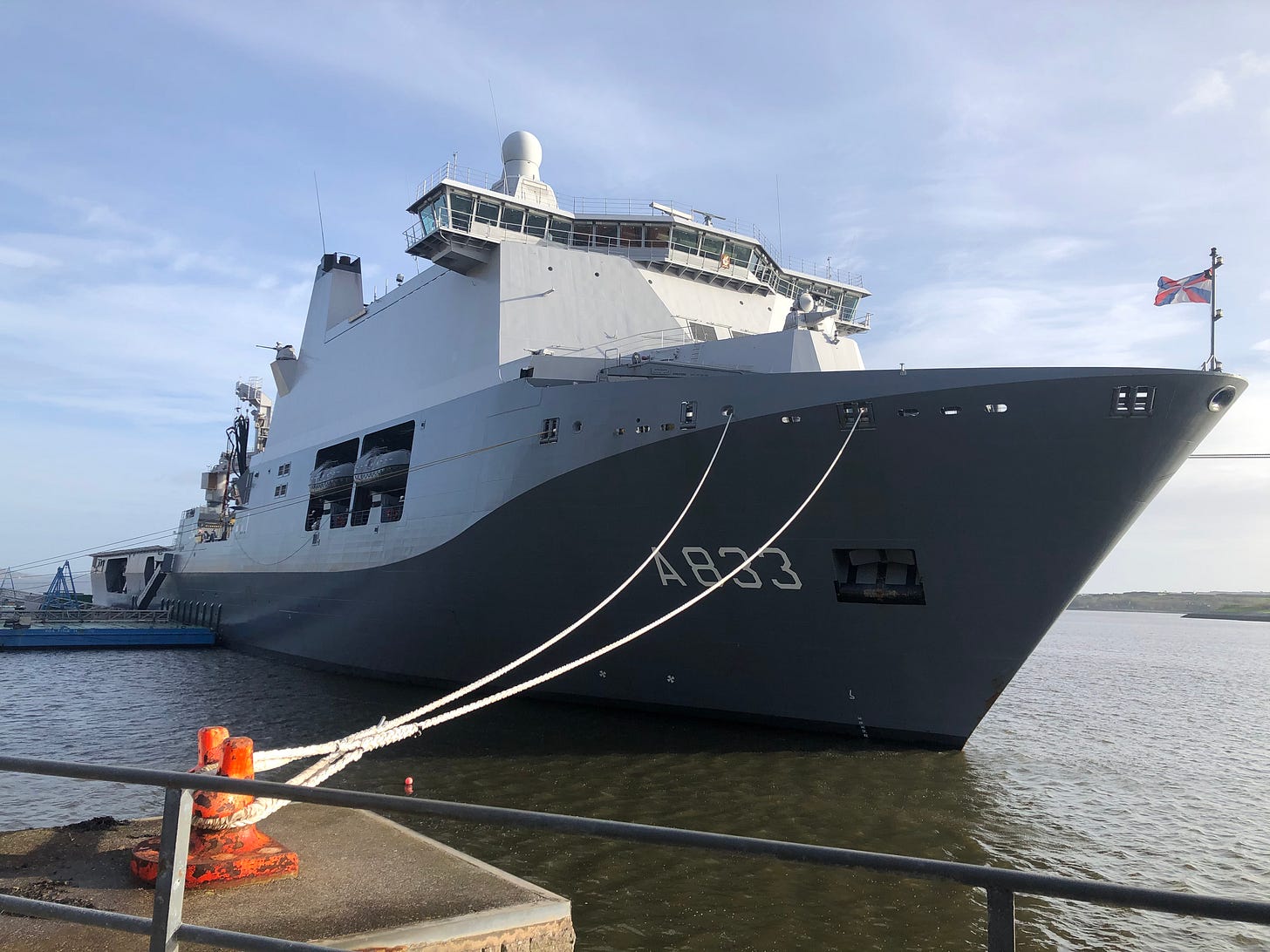Four Dutch naval vessels dock in Cork Harbour