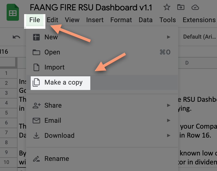 RSU Dashboard and Equity Compensation Tracker