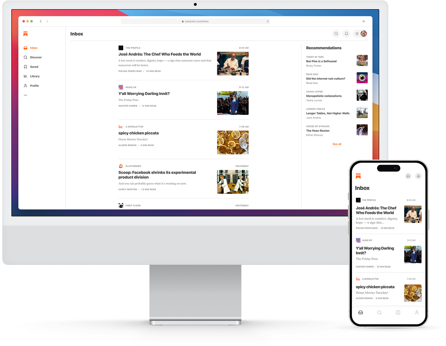 Announcing the all-new Substack Reader for web