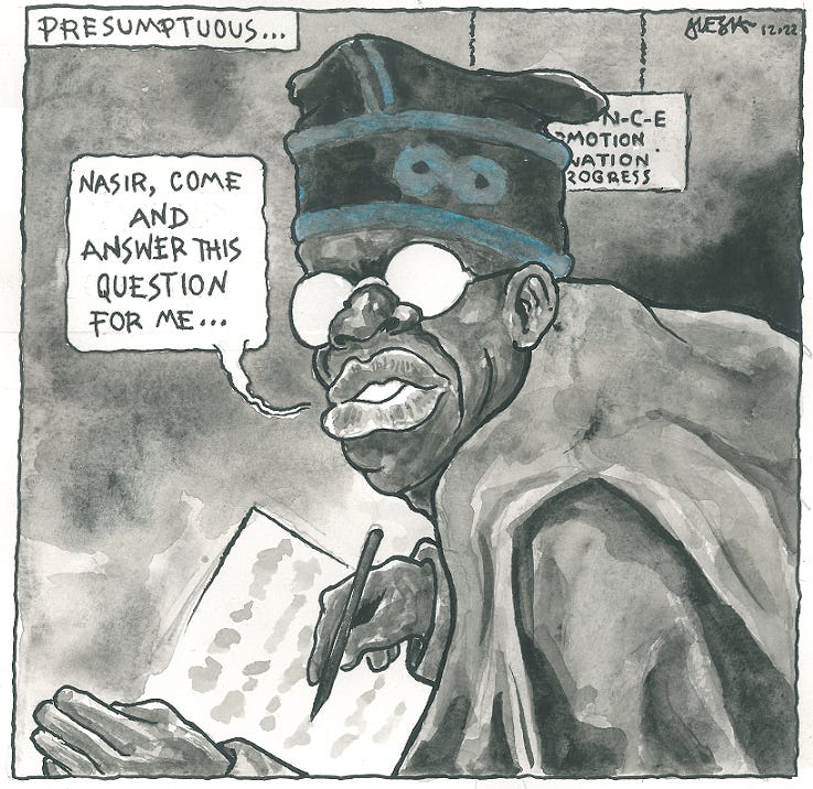 Presumptuous... - Editorial Cartoons by Ebun Aleshinloye
