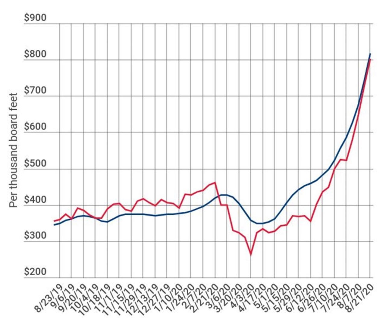 Charlotte builders hammered by lumber shortage
