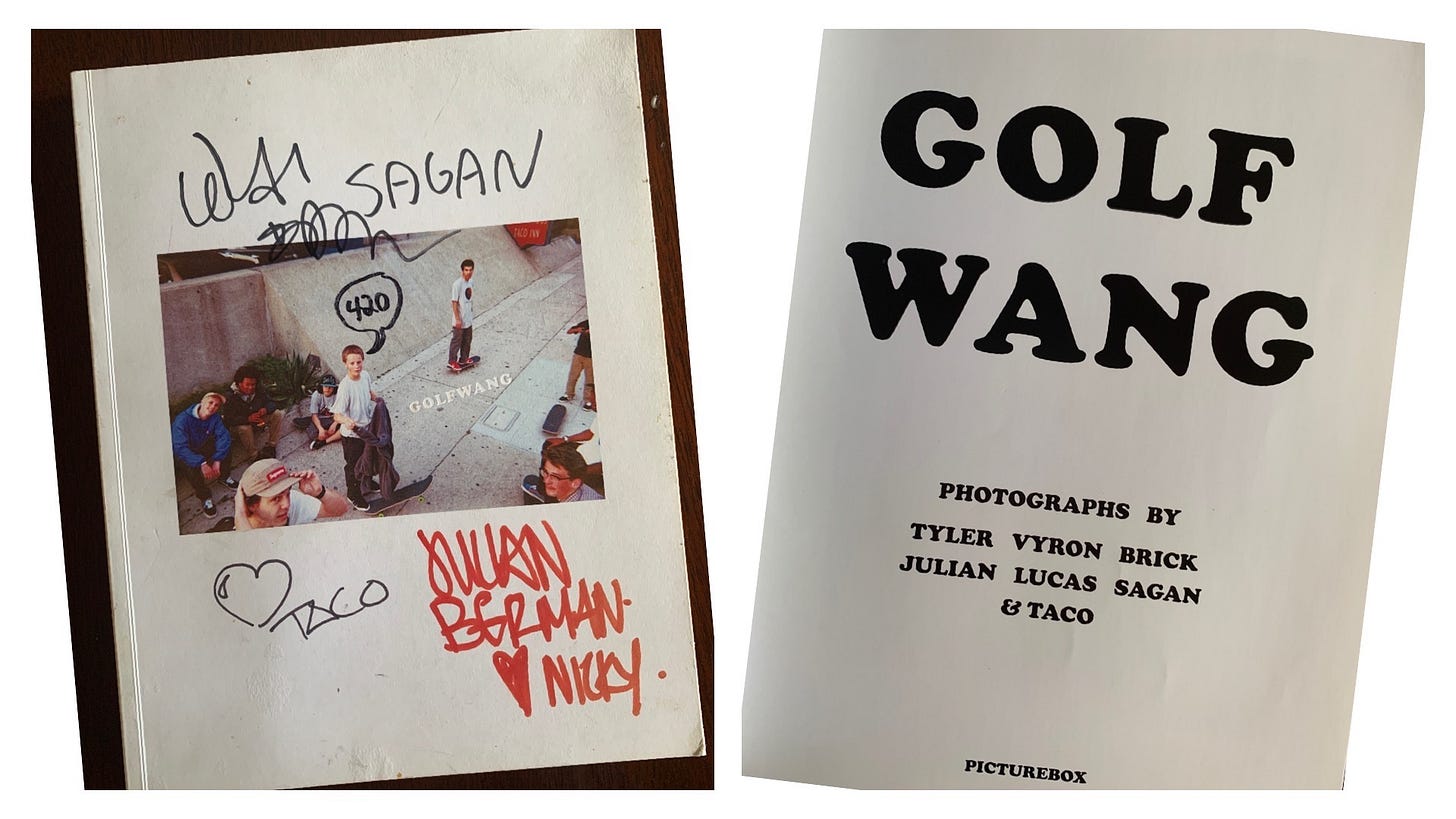 This rare Tyler, the Creator book from when he was a teenager is cool ...