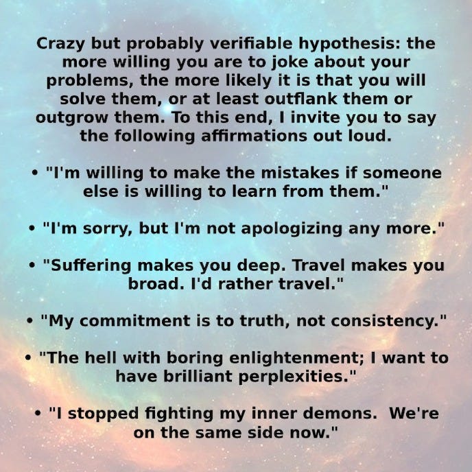 Create yourself with generosity and style