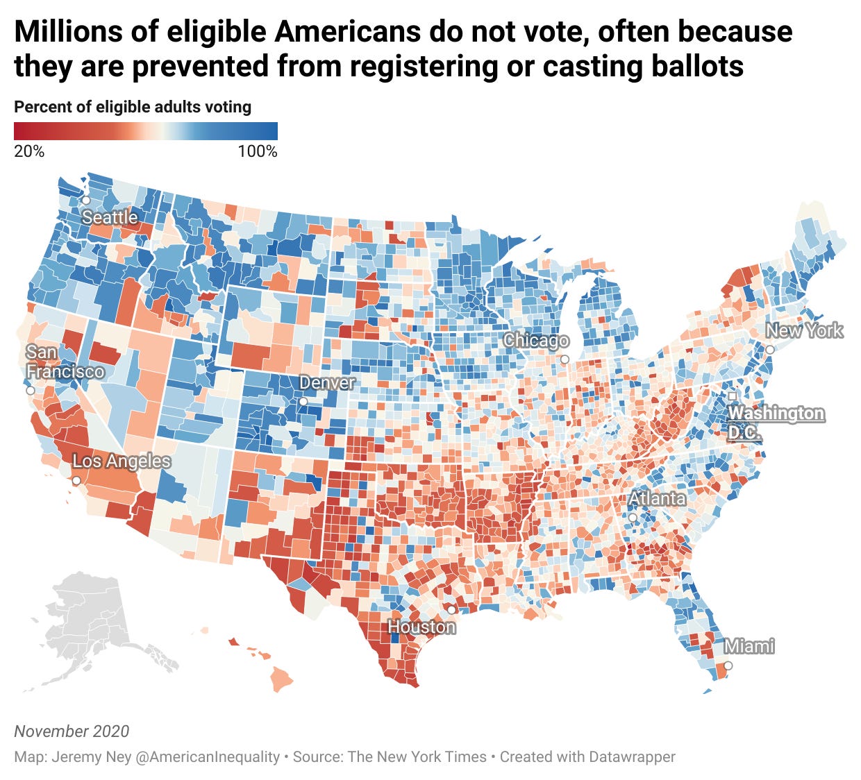 Voter Turnout and Inequality - by Jeremy Ney