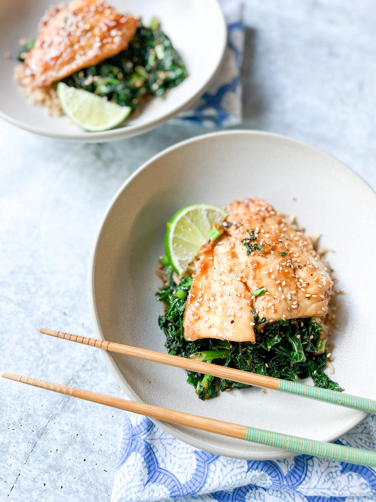 honey soy glazed cod - by Caroline Chambers