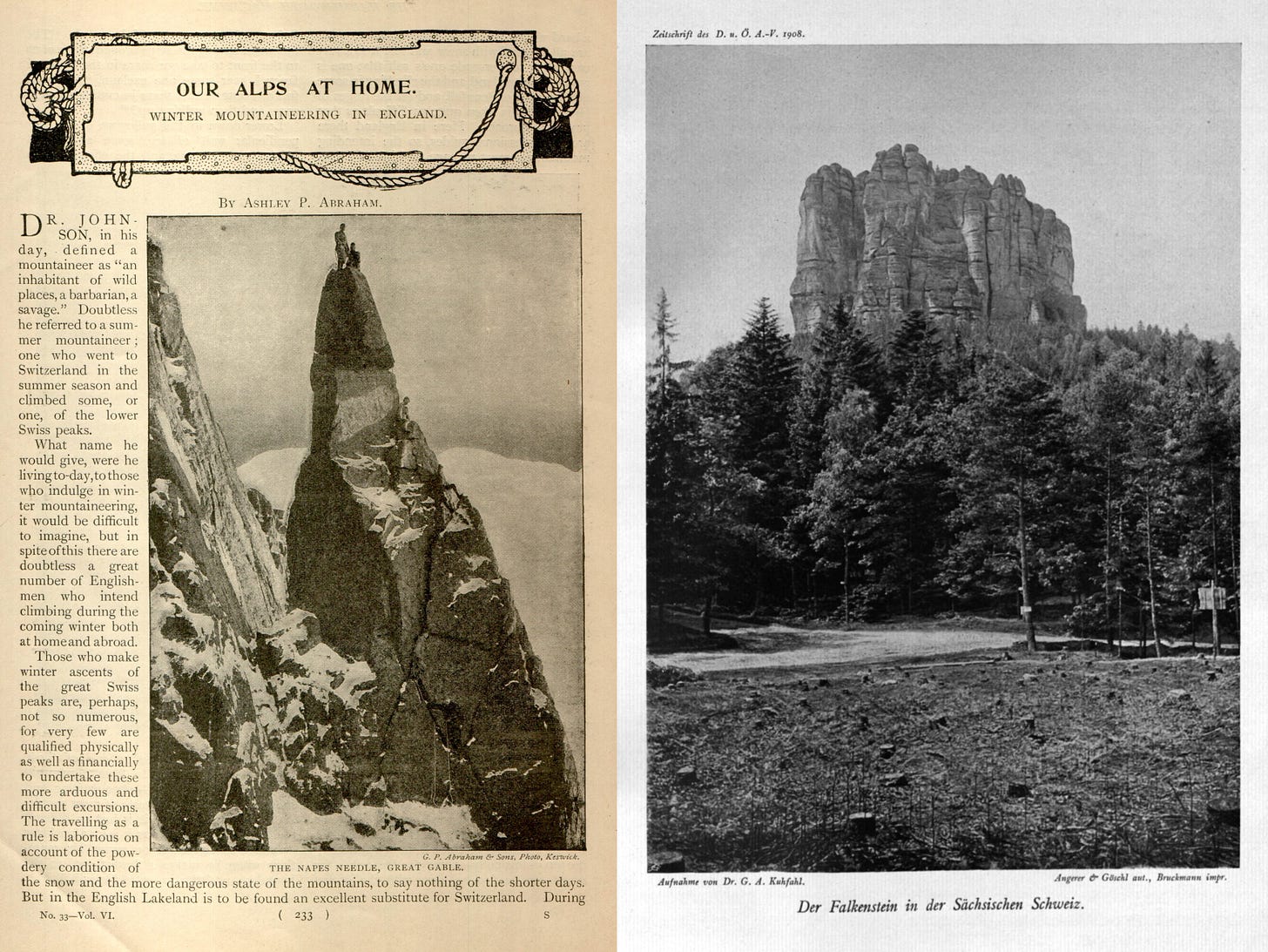 Climbing Tools and Techniques—early North American Developments to 1910