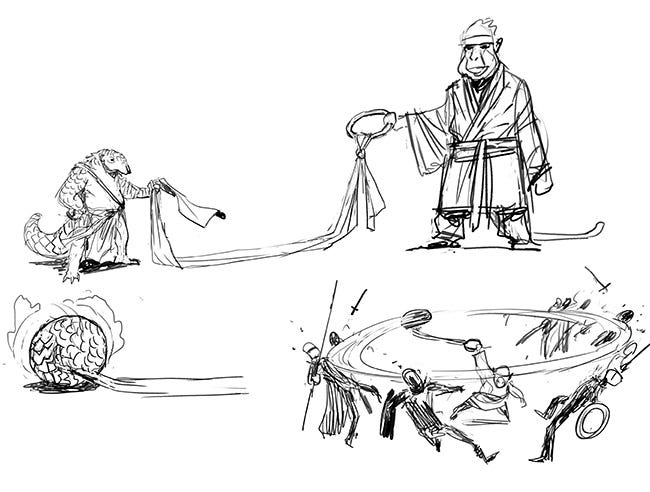 Comics Artopsy #8 - by Niko Henrichon - Exploding Giraffe