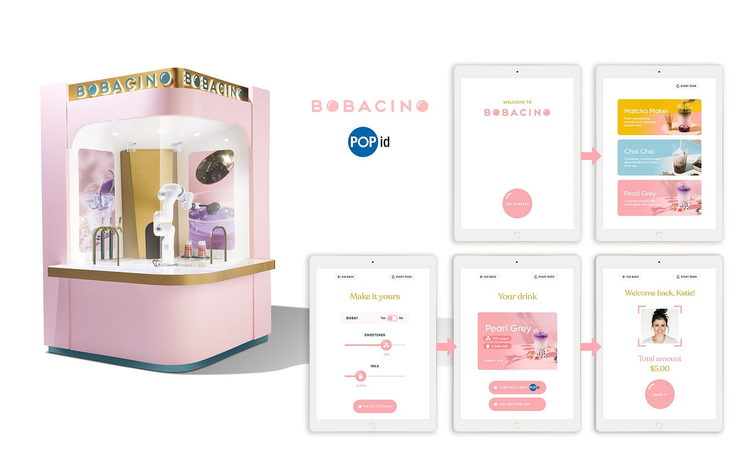 Bobacino's Boba Tea 'Bot Will Let You Pay with Your Face