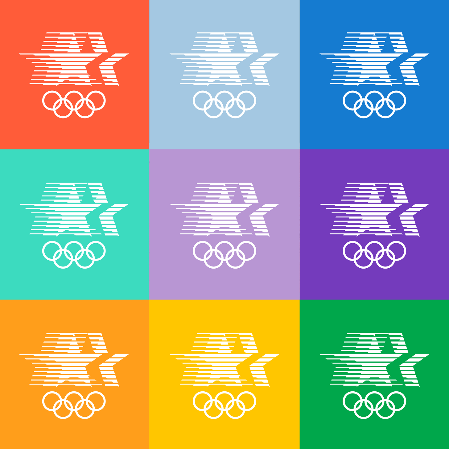 Deborah Sussman's Los Angeles 1984 Olympic Design – Logo Histories