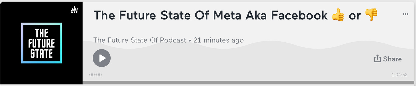 The Future State Of Podcast | Danny Denhard | Substack