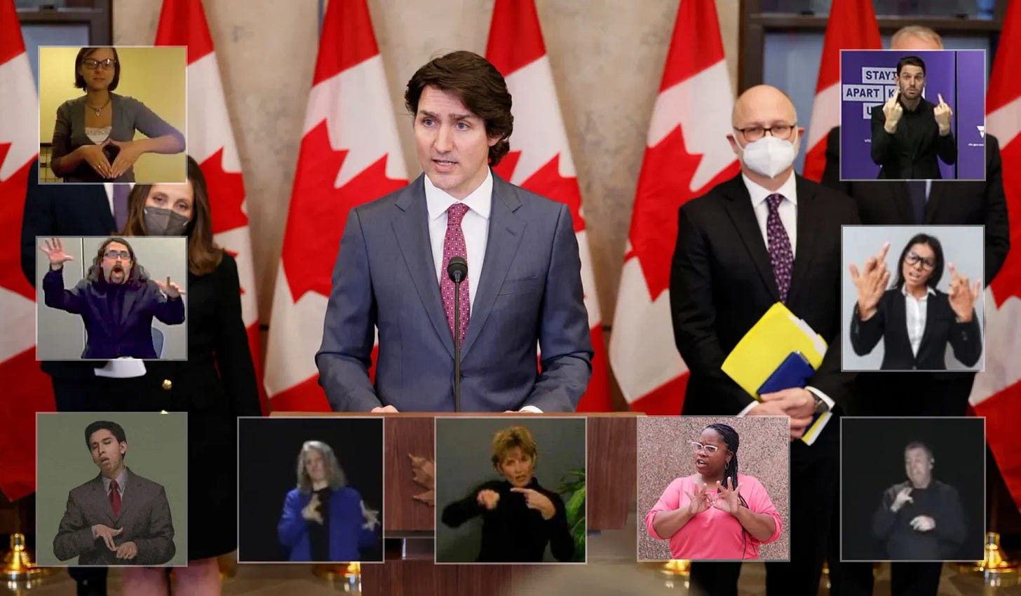 Trudeau Holds Press Conference Addressing Interpreter Diversity