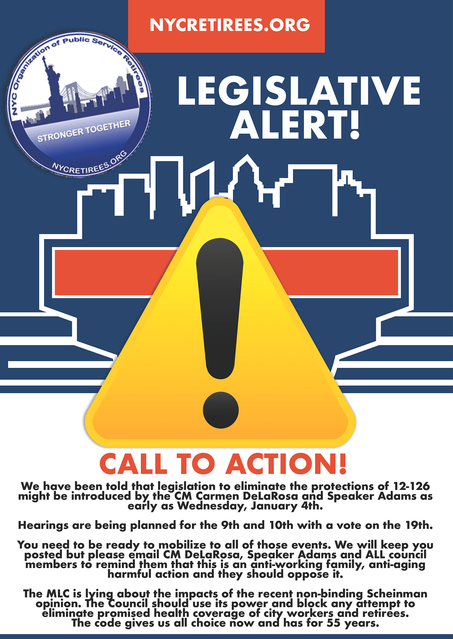 Legislative Alert: Call to Action! City Council to Vote on Eliminating ...