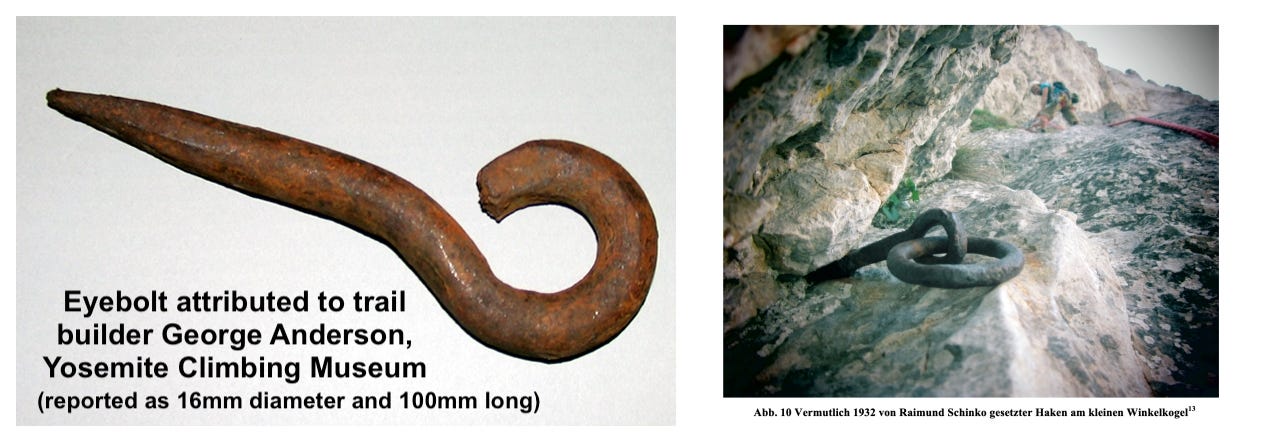 Climbing Pitons Early Evolution--part 1d--Inline pitons and the rise of ...