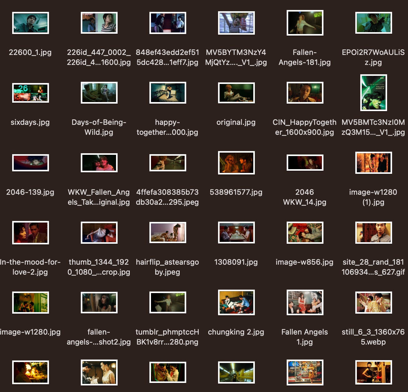 How to Dress Like a Wong Kar-wai Character, V3