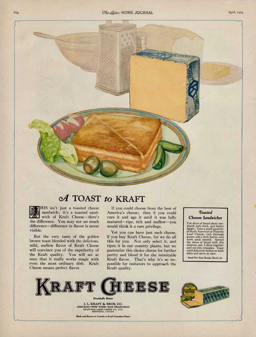 The Delicious Comfort of a Grilled Cheese Sandwich