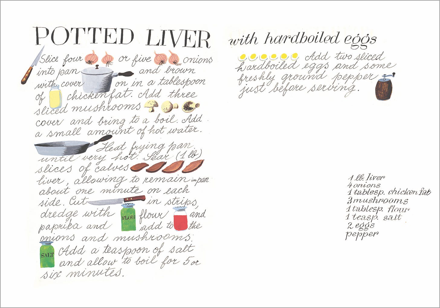 Inside a Legendary Designer's Recipe Sketchbook