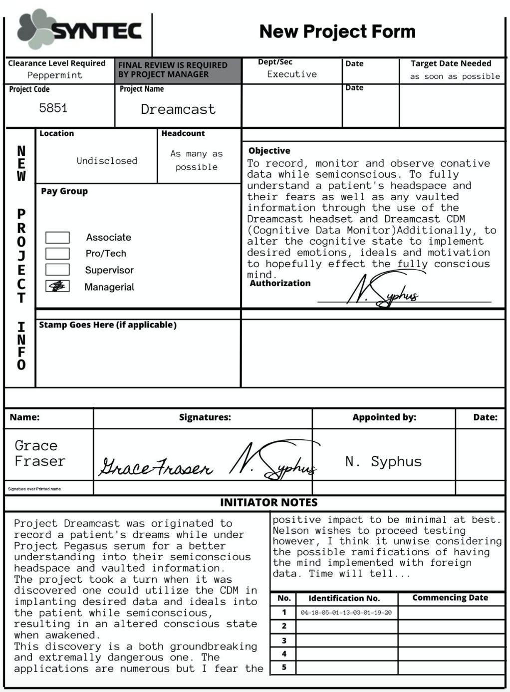 Project 863: Project Dreamcast - by Spellbound Inc.