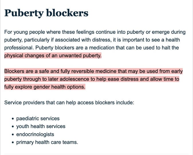 NZ puberty blockers update - by Garwhoungle
