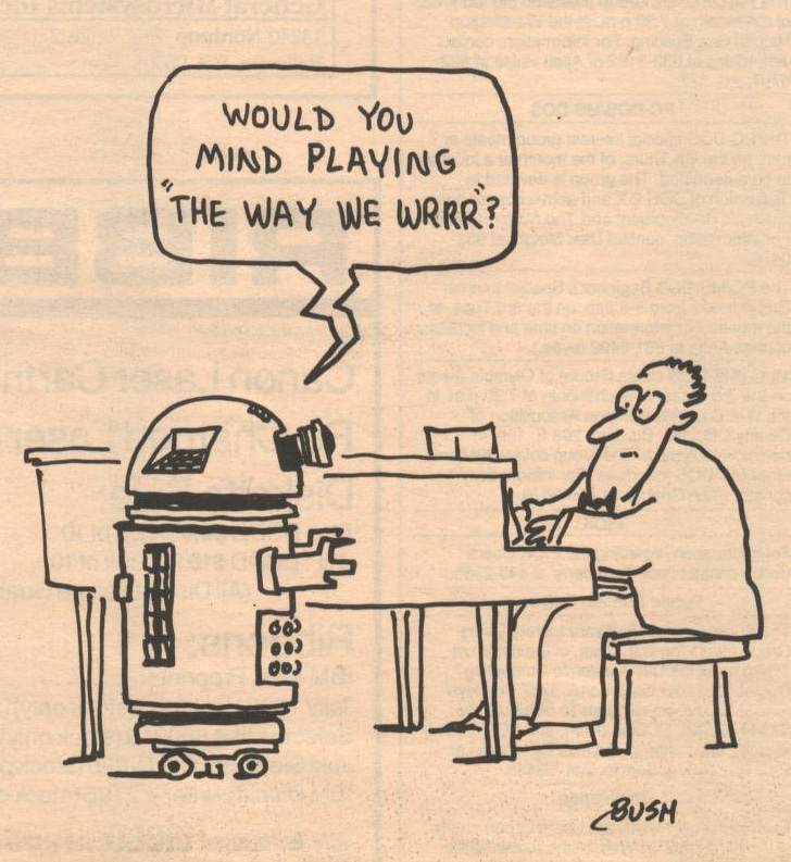 Who is this computer comic strip cartoonist from the 1980s?